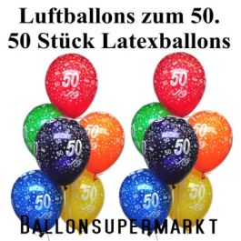 Partydekoration und Luftballons im Shop Luftballons, Latexballons 50 ...