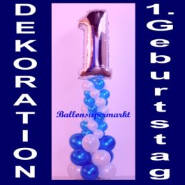 Partydekoration und Luftballons im Shop Ballondekoration 1. Geburtstag ...
