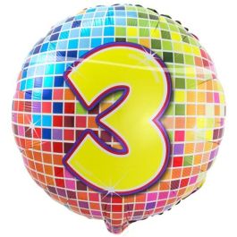 Partydekoration und Luftballons im Shop Folienballon Birthday Blocks 3 ...