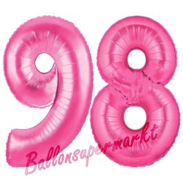 Partydekoration und Luftballons im Shop Luftballons aus Folie Zahl 98 ...