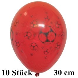 Partydekoration und Luftballons im Shop Luftballons Fußball rot ...