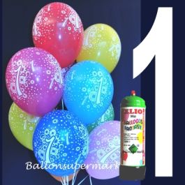 Partydekoration und Luftballons im Shop 1 Liter Helium-Einwegflasche ...