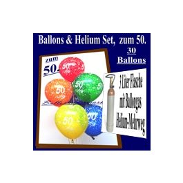 Partydekoration und Luftballons im Shop Zum 50. Geburtstag, 30 ...