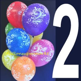 Partydekoration und Luftballons im Shop Luftballons 2nd Birthday 10 ...
